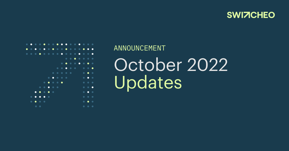 October 2022 Updates